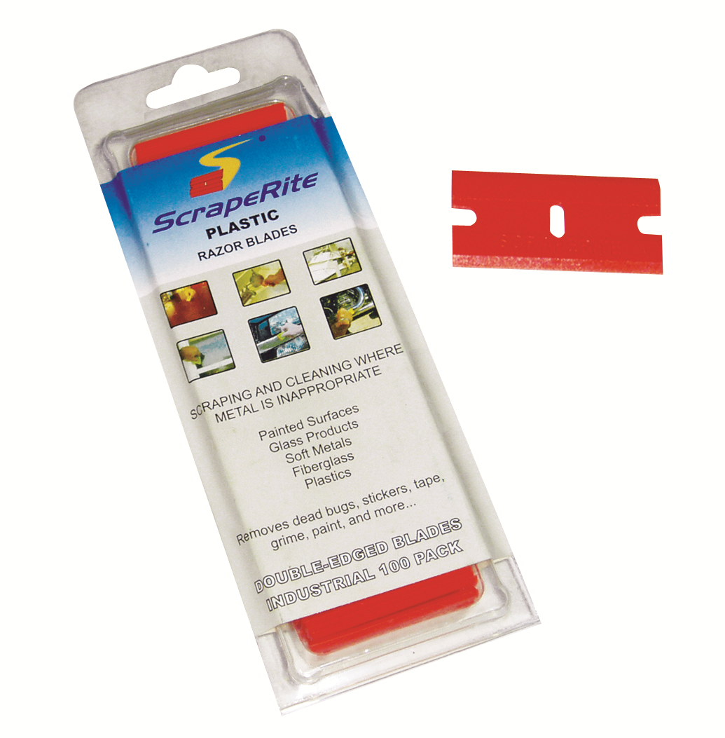 GT2023 - SCRAPERITE PLASTIC RAZOR BLADES (PACK OF 100) – Conquerer Tools