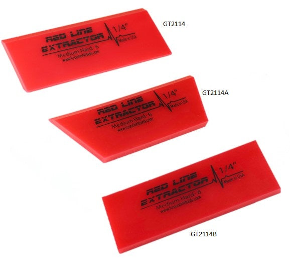 GT2114 SERIES - 5" RED LINE EXTRACTOR 1/4" SQUEEGEE BLADE – Conquerer Tools