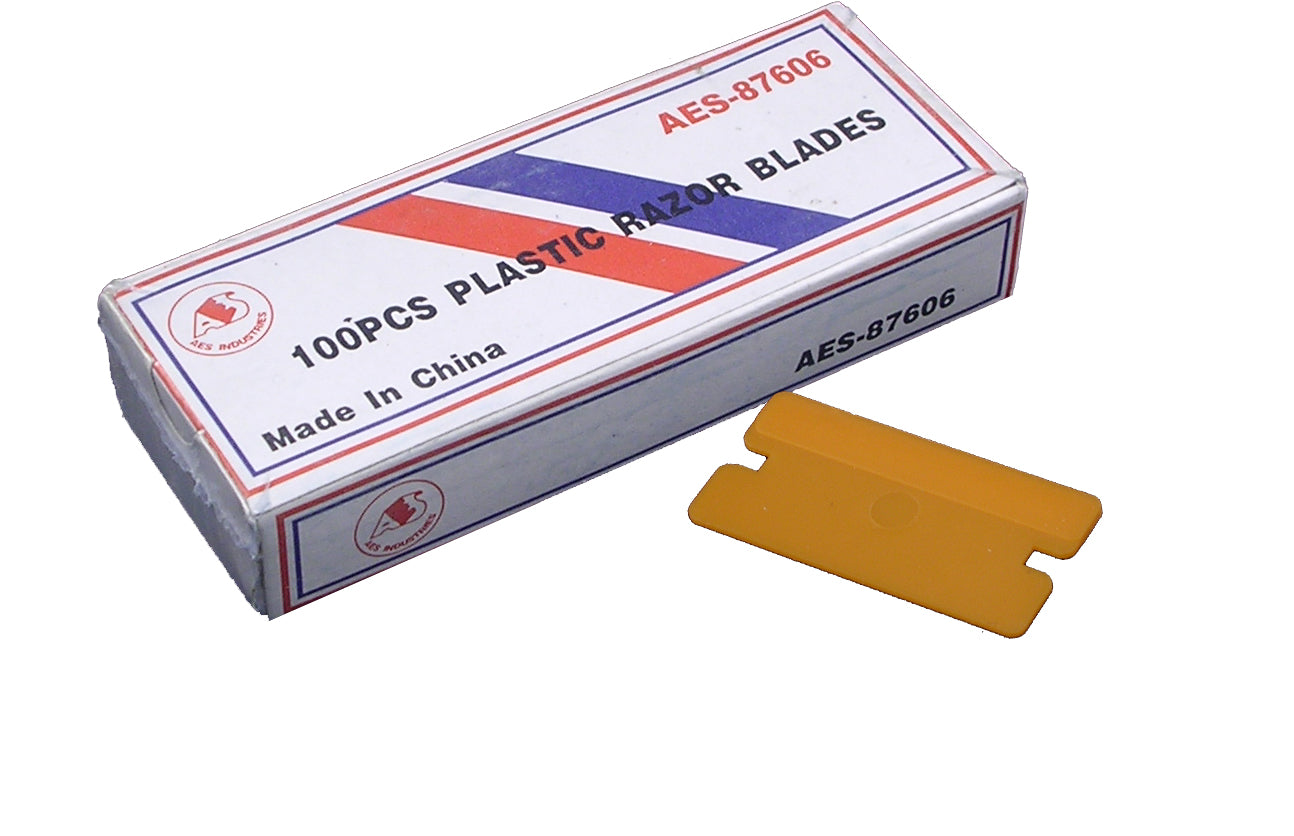 GT139 - PLASTIC RAZOR BLADES – Conquerer Tools